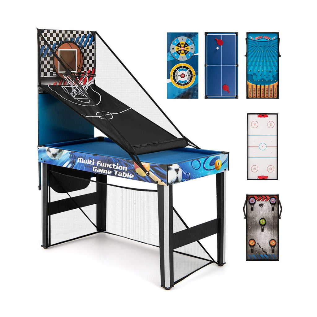 10-in-1 Combo Game Table Set Multi Game Table with Table Tennis Includ ...