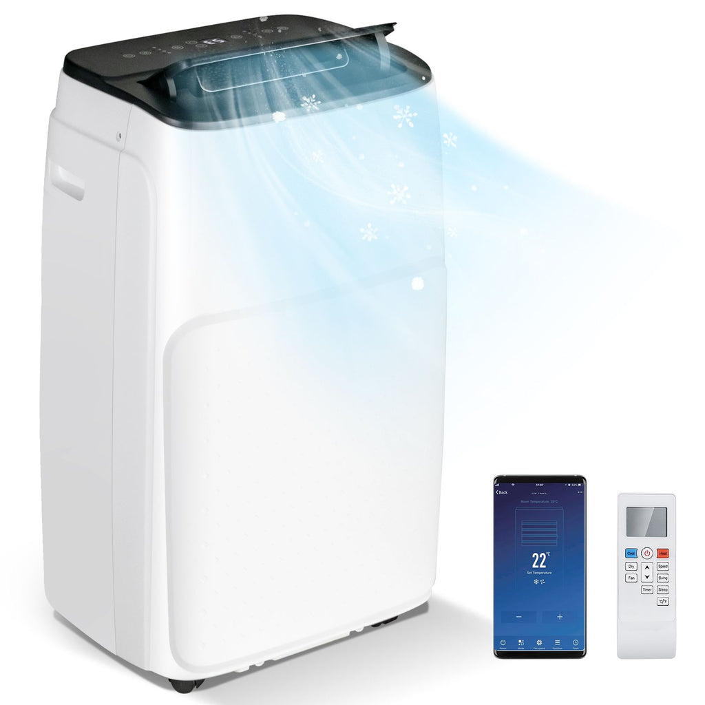 4-in-1 Portable Air Conditioner 14000 BTU AC with Multi-Speed Fan and ...
