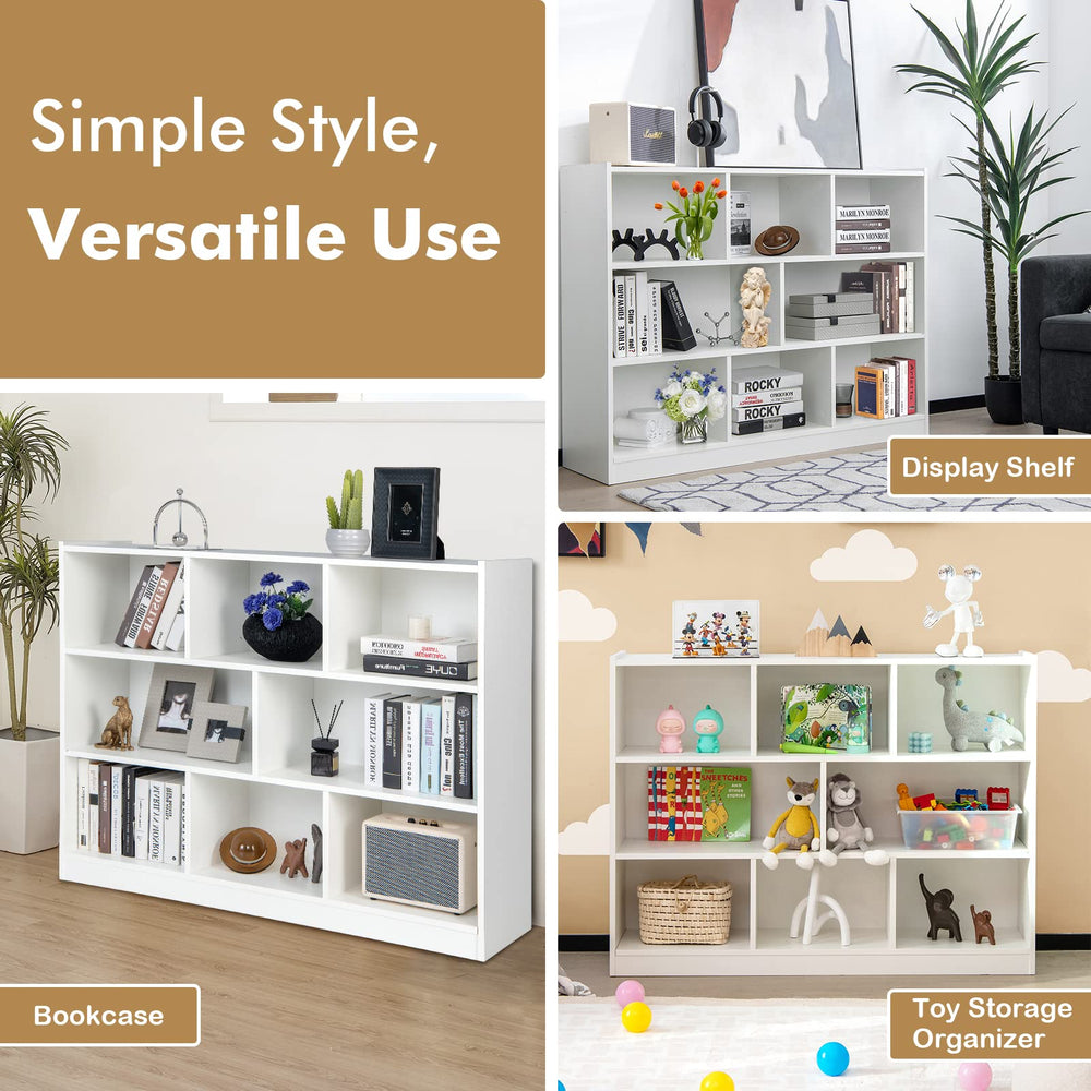 Giantex Bookcase, Freestanding 3-Tier Open Bookshelf – Giantex.au