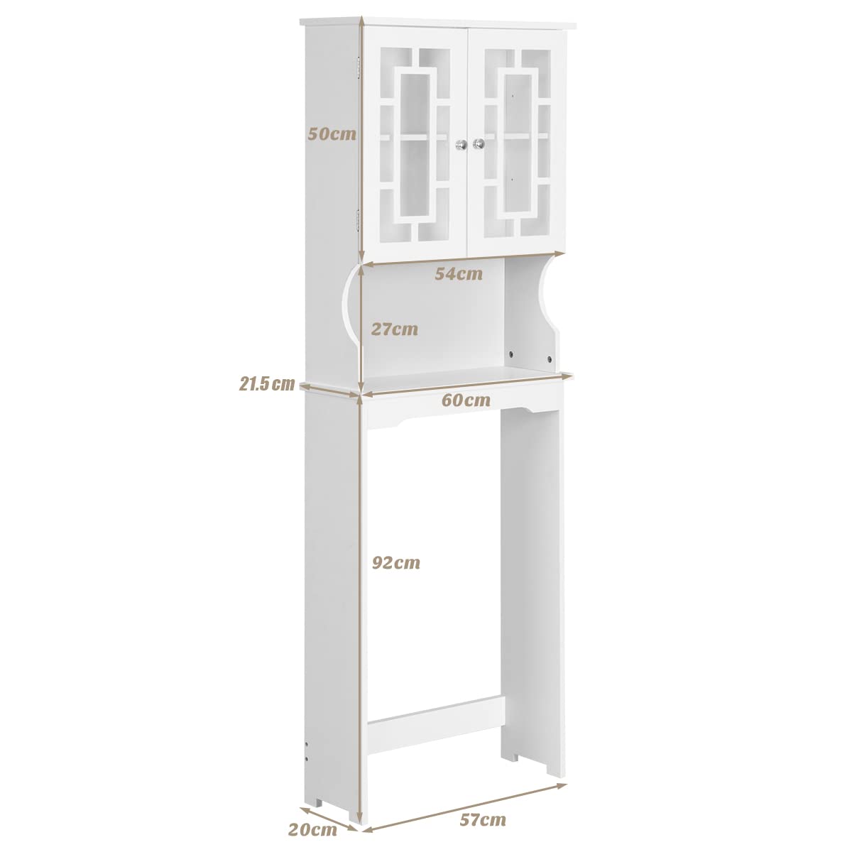 Giantex Over The Toilet Storage Cabinet, Freestanding Over Toilet Stor ... Giantex Over The Toilet Storage Cabinet, Freestanding Over Toilet Stor ...