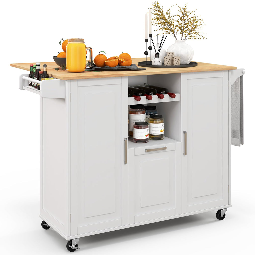 Giantex Rolling Kitchen Island Cart, Large Kitchen Island – Giantex.au
