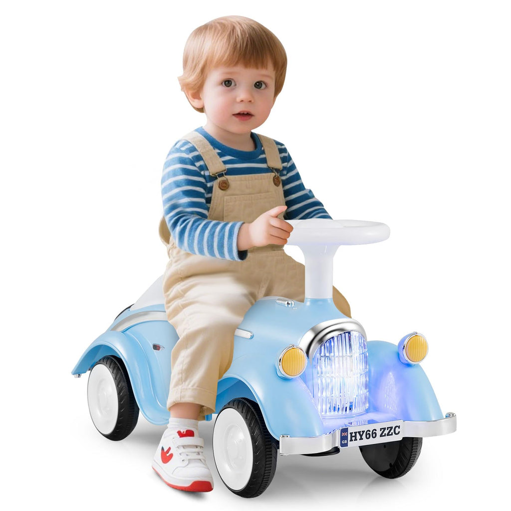 Toddler Ride on Toy, Classic Foot to Floor Kid Sliding Car with Steeri ...