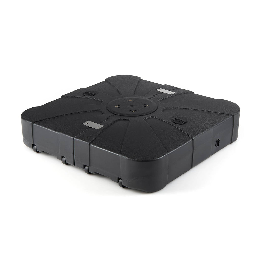 Outdoor Cantilever Umbrella Base w/Wheels,Heavy-Duty Offset Patio Umbr ...