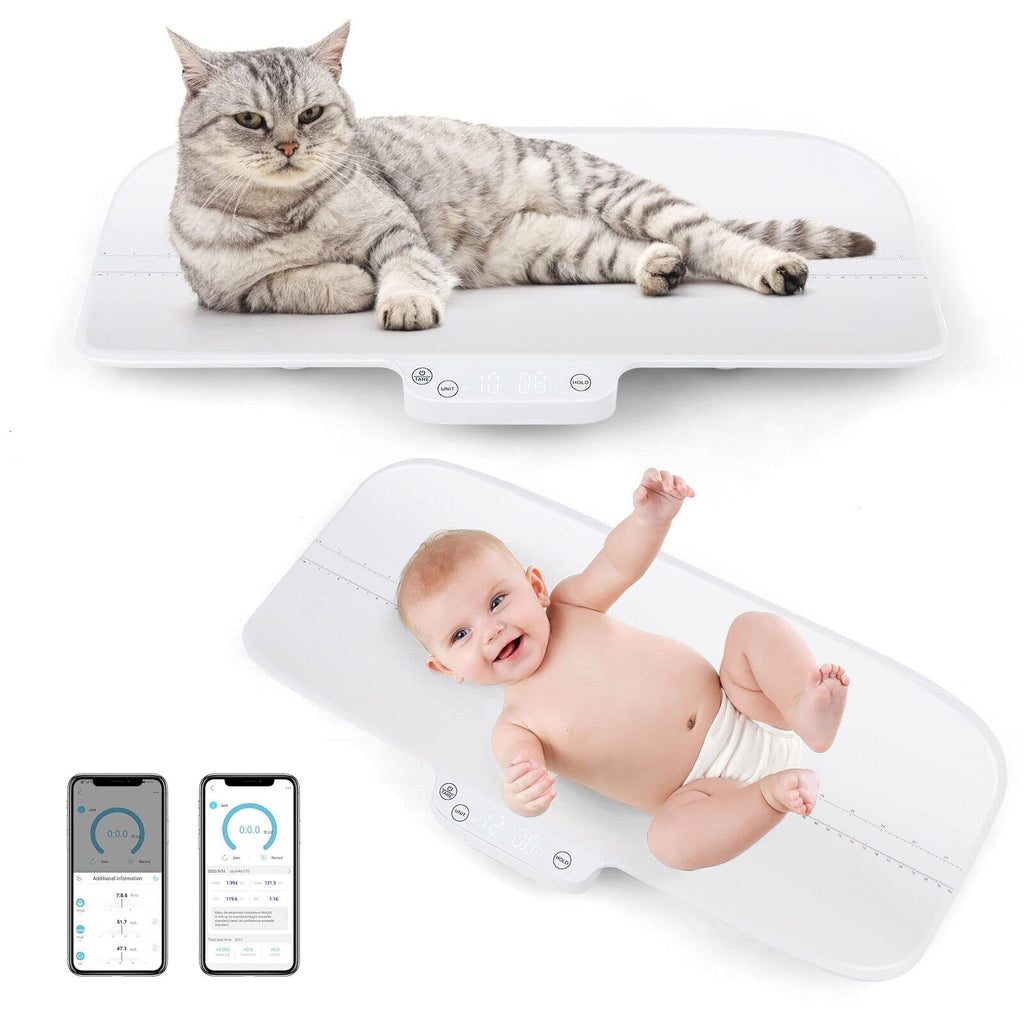 Baby Scale, Pet Scale w/Smart APP Control, Digital LED Display, 4 Weig ...