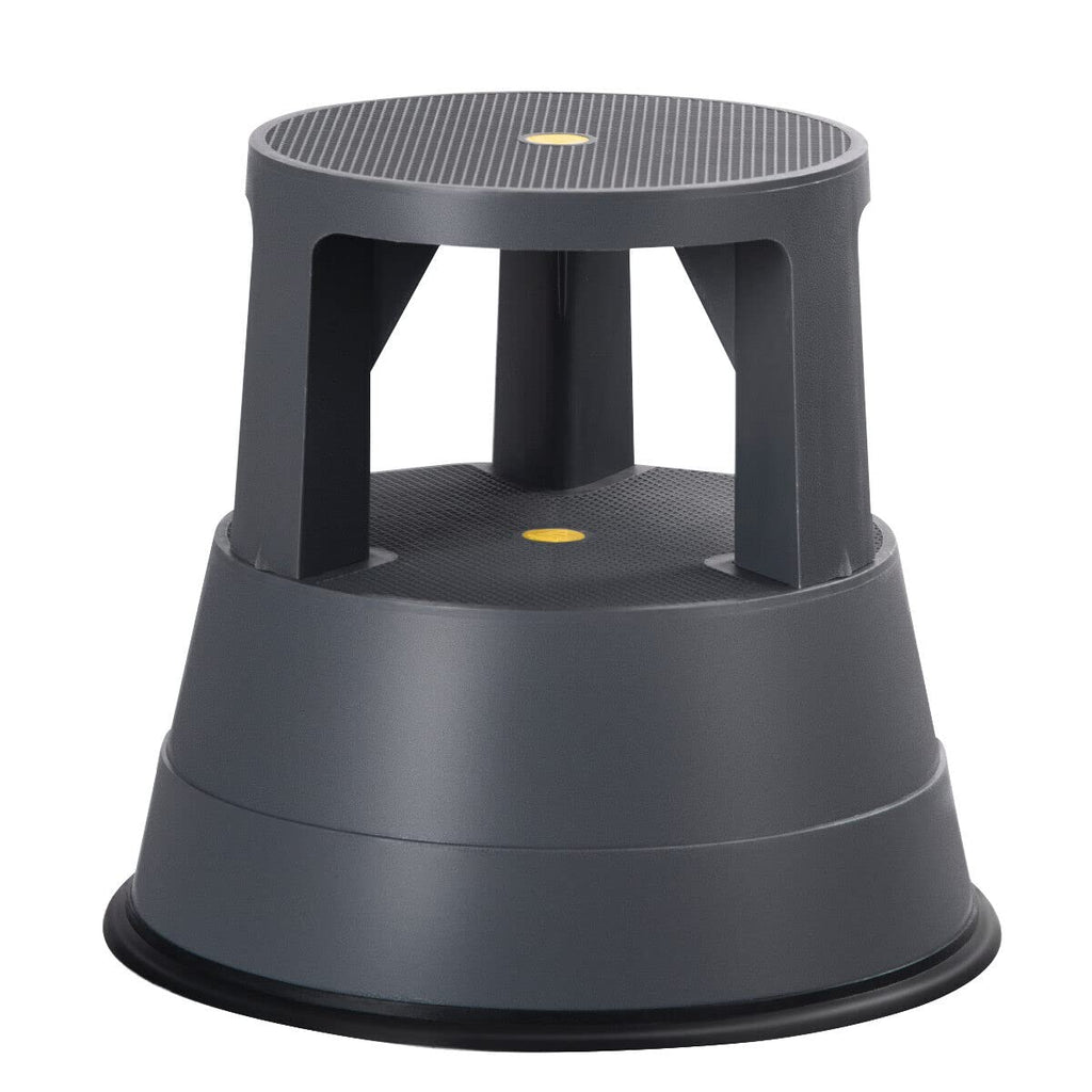 Giantex Rolling Step Stool, Kick Stool Ladder with Non-Slipping Platfo ...