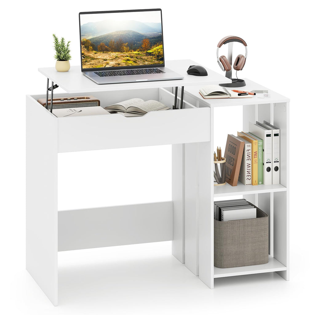 Giantex Lift Top Computer Desk, Modern Office Laptop Desk – Giantex.au