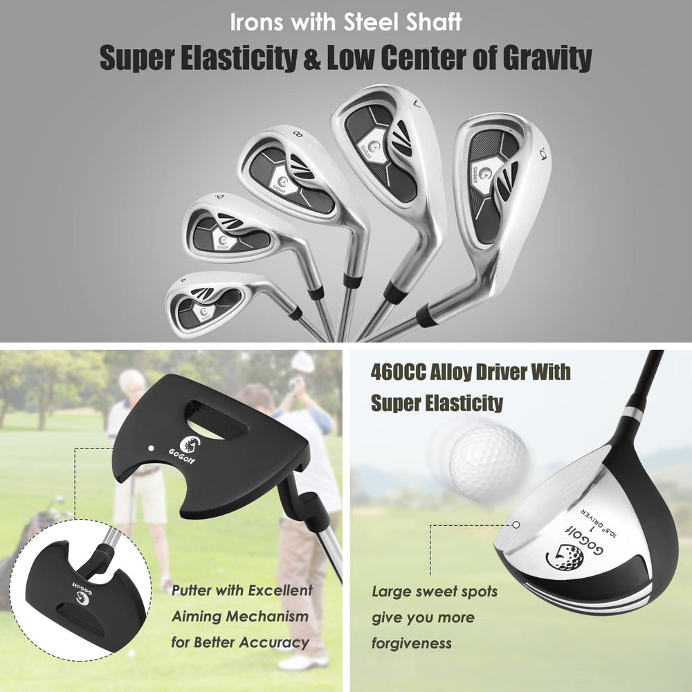 Complete Golf Clubs Package Set 10 Pieces – Giantex.au