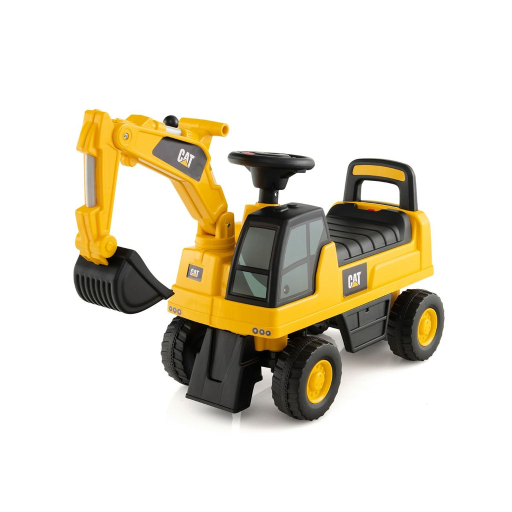 Kids Rid-On Digger Functional Excavator Toy with Rotatable Digging Buc ...