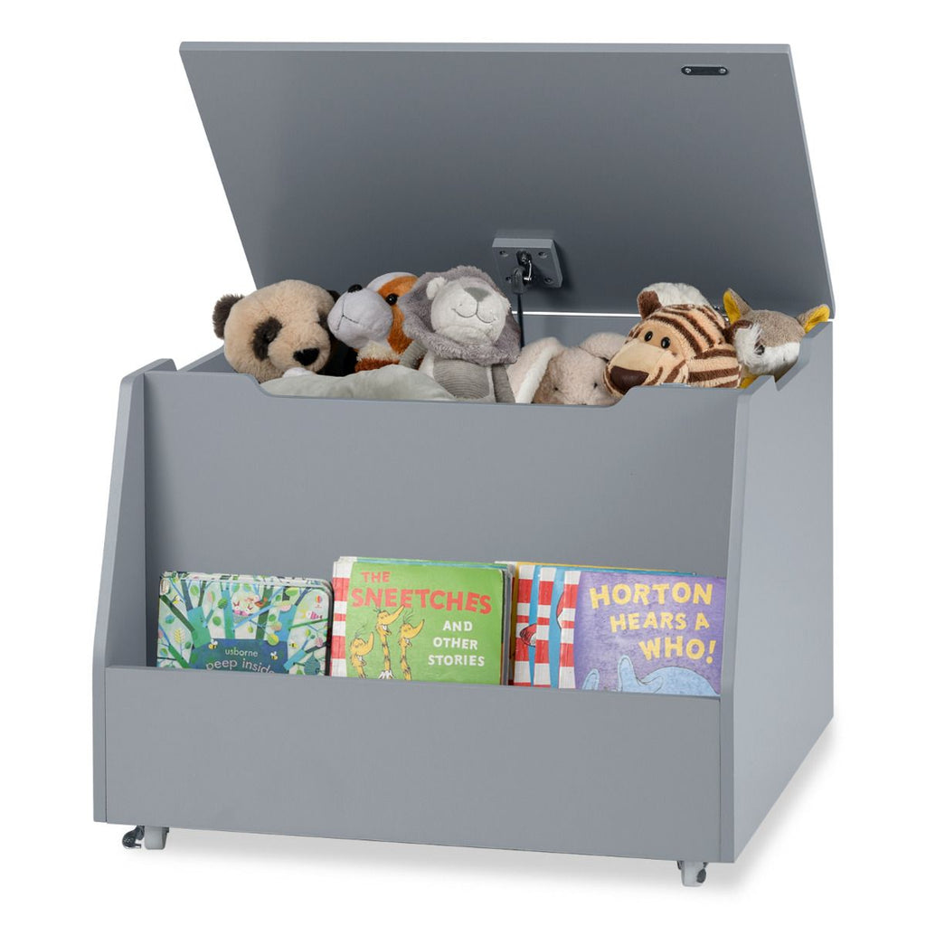 Kids Toy Box Wooden Mobile Toy Storage Organizer – Giantex.au